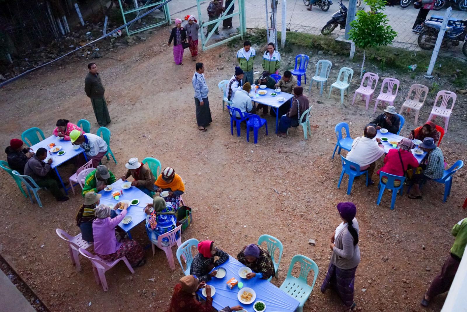 မင်းဘူး စကု မြို့နယ်၌ ပင်စင်လာရောက်ထုတ်ယူသည့် အငြိမ်းစား နိုင်င်ငံ့ဝန